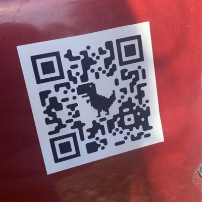 Rick Roll Sticker, QR Code Sticker, Meme Sticker, Joke Waterproof Vinyl ...