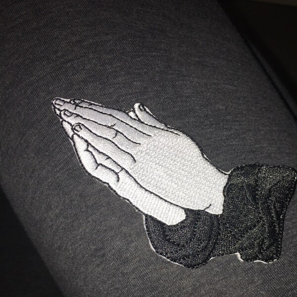 Praying Hands Patch - Etsy