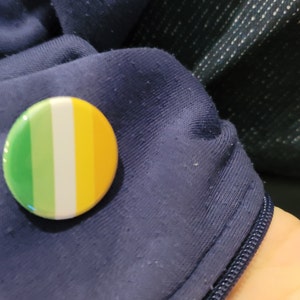Genderqueer Pride Flag Button, Gender Queer Button, Genderqueer Pins ...
