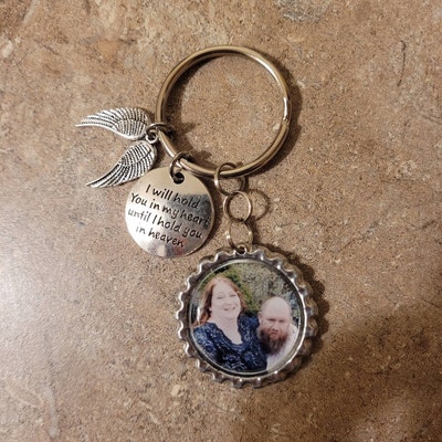 Memorial Keychain in Memory of Gift Remembrance Keychain Loss Keychain ...