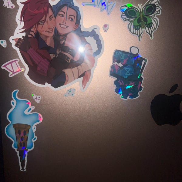 Arcane Jinx Sticker Sheet | Explosive and Dynamic Decals | League of ...
