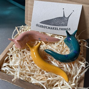 Ceramic Slugs Assorted Pack of X3 - Etsy
