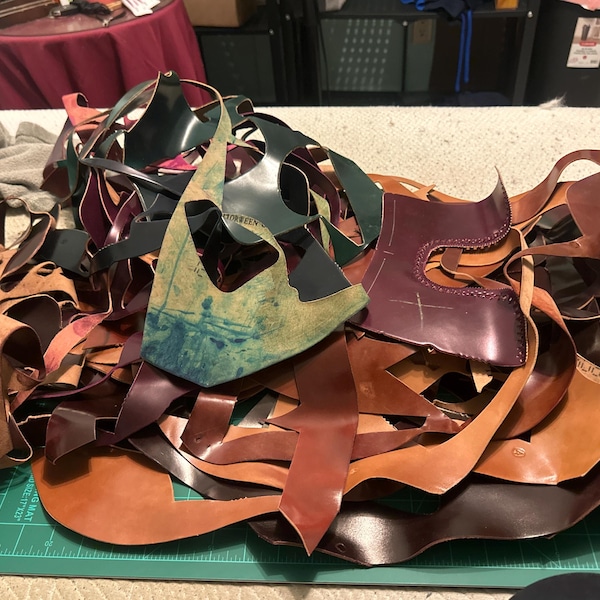 Horween Shell Cordovan Scrap - Etsy