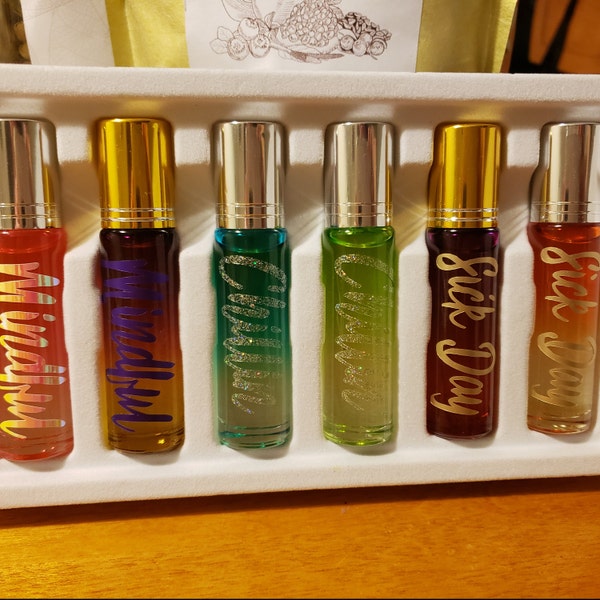 Custom Roller Bottle Labels 10 Ml Roller Bottle Stickers Essential Oil ...