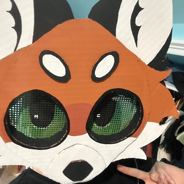 Scarred Tabby Cat Mask for Therian or Furry - Etsy