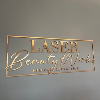 Clinic Logo Sign, Customizable Sign for Business, Home Office Decor ...