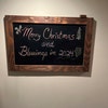 Farmhouse Style Rustic Chalkboard With Wood Frame (W-040) - Back40life ...