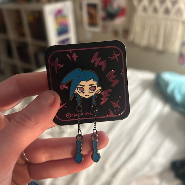 Jinx and Vi Mini Pins | Arcane | Enamel Pin - Etsy