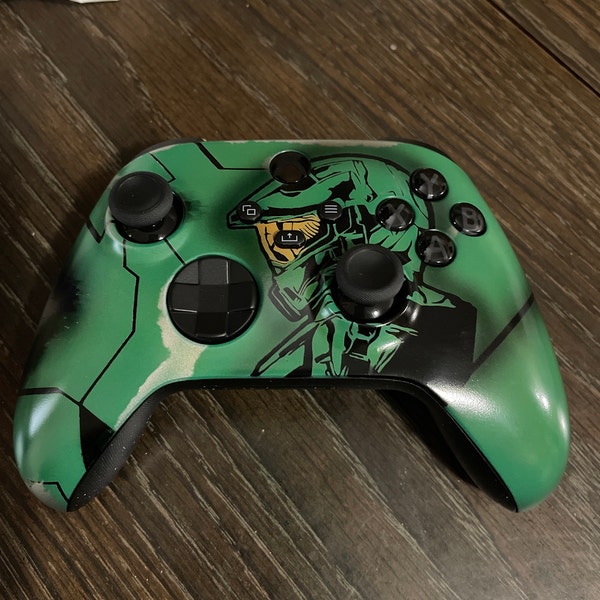 Custom Painted Halo Themed Controller Master Chief for Xbox - Etsy