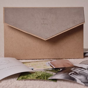 Velvet Folder, Envelope for Prints 15x21 Cm, With Custom Designed ...