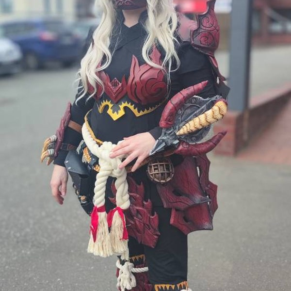 Monster Hunter World: Odogaron Shin Armor Cosplay Pattern Blueprint - Etsy