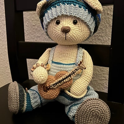 Pattern Crochet Clothes for Teddy Bear. - Etsy