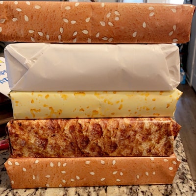 Cheeseburger Wrapping Paper Set Funny Gift Wrap Great for - Etsy