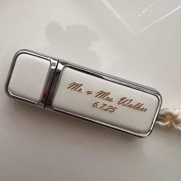 Engrave Wooden USB Drive 8GB to 128 GB, Wedding USB for Photographer ...