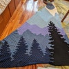 Boho Mountain C2C Crochet Throw Blanket Pattern - Etsy