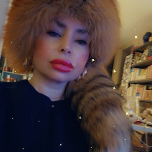 Plain White Arctic Shadow Fox Fur Winter Bride Stole Shawl Shoulders ...