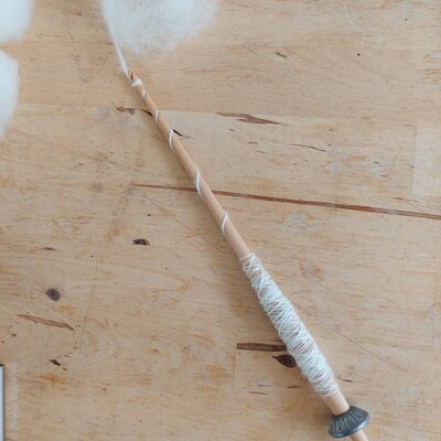 French Spindle Reproduction French Style Whorl-less Spindle Hand ...