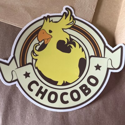 Chocobo Vinyl Sticker Final Fantasy Stickers Laptop Sticker Water ...