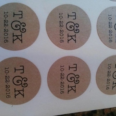 Personalized Stickers for Wedding Party Shower 63 Labels - Etsy