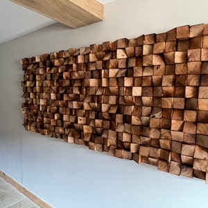 Wood Wall Art, Wood Wall Panel Art, Wood Wall Decor, Sound Diffuser ...