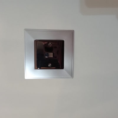 Light Switch Surround Single and Double Plug Socket Finger Plate Panel ...