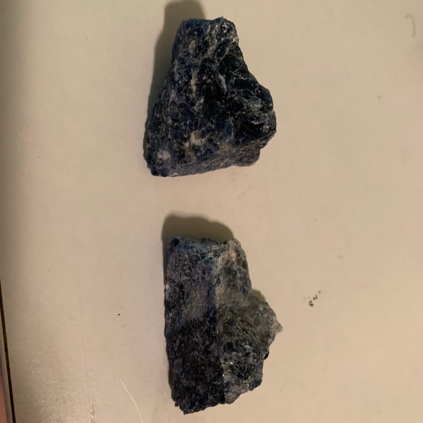 Sodalite Rough Natural Stones: Choose How Many Pieces (premium Quality ...