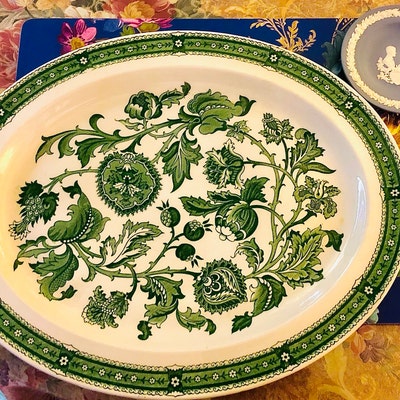 Stunning Vintage Old Castle Barratts of Staffordshire Tea Service for 2 ...