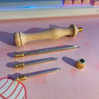 Adjustable Punch Needle Tool Set, Sizes 2.5mm 3.5mm 5mm Needles With ...