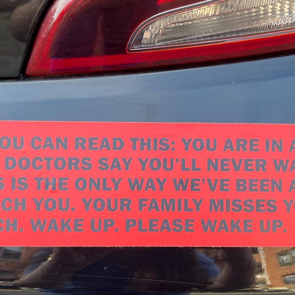 You Are in a Coma Bumper Sticker - Etsy