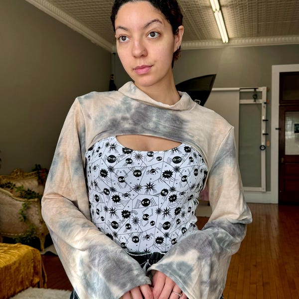 Long Sleeve Bolero (+heart Cut Out) Digital PDF Sewing Pattern - Etsy