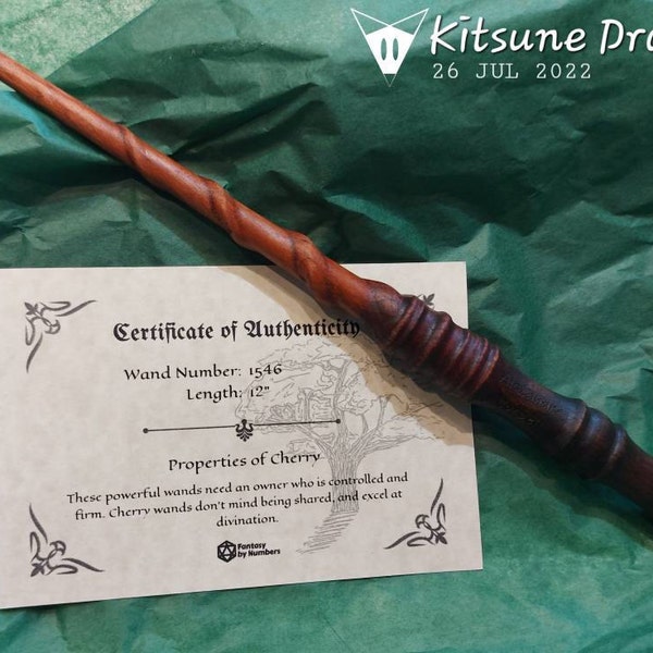 Custom Magic Wand: Craft Your Unique and Personalized Wooden Witch or ...