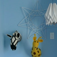 Hanging Paper Light, Origami Light for Living Room or Bedroom | PLUS ...