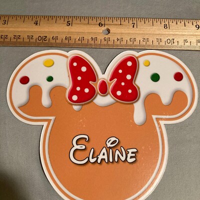 Our 1st Disney Cruise Ship Name Tag Family Magnet Personalized Disney ...