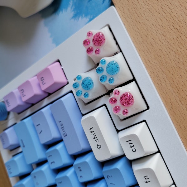 Keycap Resin Caps Lock 1.75u With Natural Flowers Handmade Keycap for ...