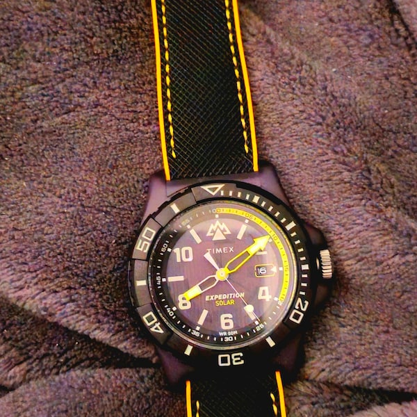 Premium FKM Rubber Hinge Watch Strap / White 20/22mm Quick Release ...