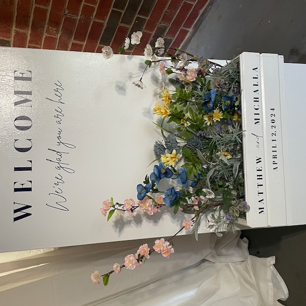DIY Tutorial- Flower Box Welcome Sign - Picture and Text Instructions ...