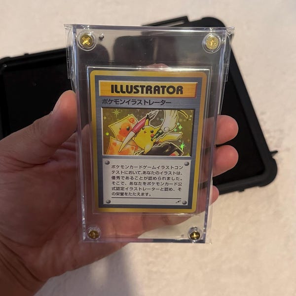 Star Holo Japanese Pokemon Pikachu Trophy Card No. 1 Trainer 1st Place ...