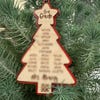 Baby's First Christmas Ornament Baby Shower Gift Stats Name Tag ...