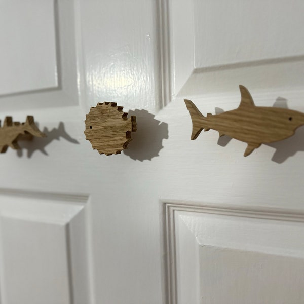 Ocean Nursery Wall Hooks | Nursery Decor, Under the Sea Nursery, Ocean ...
