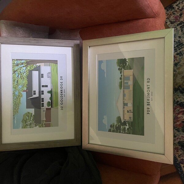 Custom [modern] Home Portrait | Housewarming Gift, New Home Gift ...