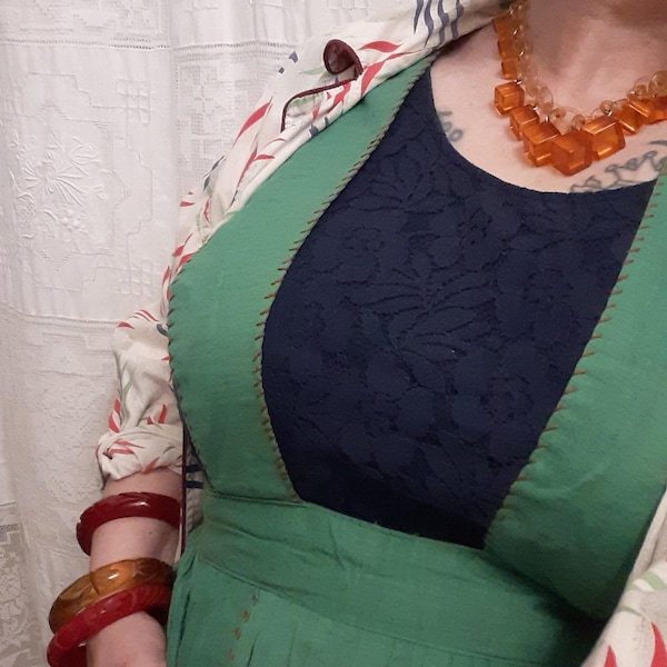 Early 1900's Edwardian Silk Bodice Jacket Purple and Green Striped and ...