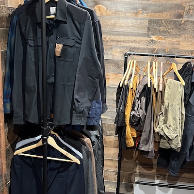 Garment Rack Double Rail Clothes Rack Clothing Rack Industrial Pipe ...