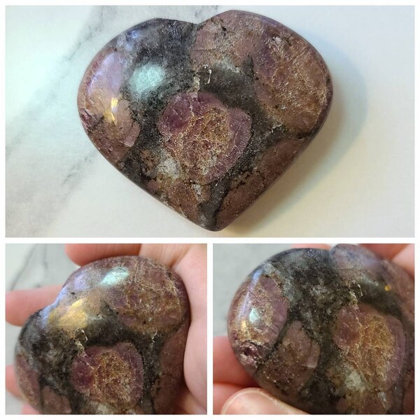 XXL Peach Stilbite Heart, the Stone With Lots of Healing Properties New ...