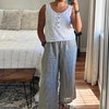 Pants Sewing Pattern PDF, Easy Sewing Pattern for Women's Linen Pants ...