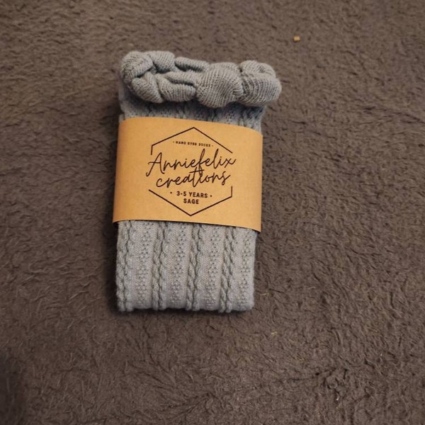 Spanish Hollow Knee High Socks, Girl Sock, Baby Socks, Cute Knee High ...