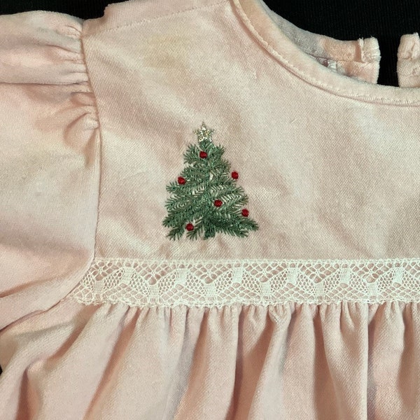 MINI Christmas Tree Embroidery Design Instant Download Digital File ...