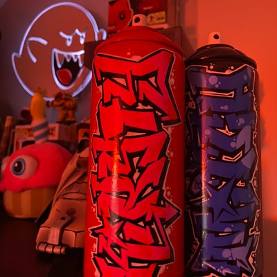 Custom Graffiti Spray Paint Can Name Letters Personalized Street Art ...