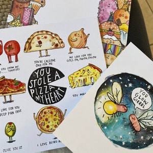 I Woof You Love and Dog Puns Funny Humour valentines - Etsy