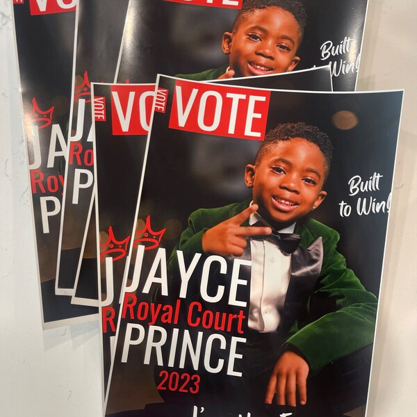 Homecoming King, Homecoming Prince Magazine Styled Poster, Class ...