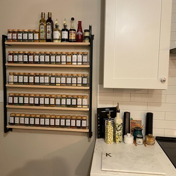 Hanging Spice Rack - Etsy